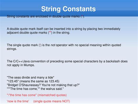 Introduction To The Mumps Language Ppt Download