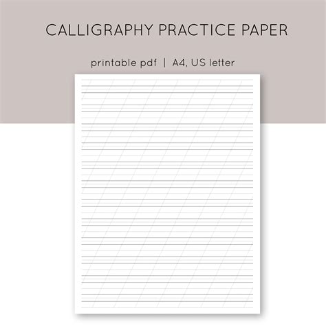 Printable Blank Handwriting Lettering Practice Worksheet Worksheets Library