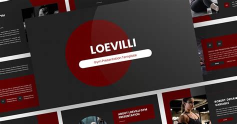 Loevilli Шаблоны презентаций Powerpoint для тренажерного зала Шаблоны презентаций Включая