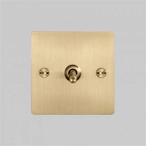 2G TOGGLE SWITCH BRASS Buster Punch ELECTRICITY