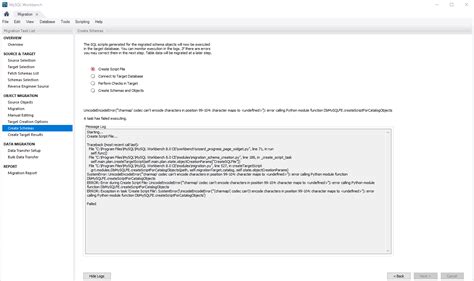Encoding Unicodeencodeerror Occurs When Attempting To Migrate Mssql