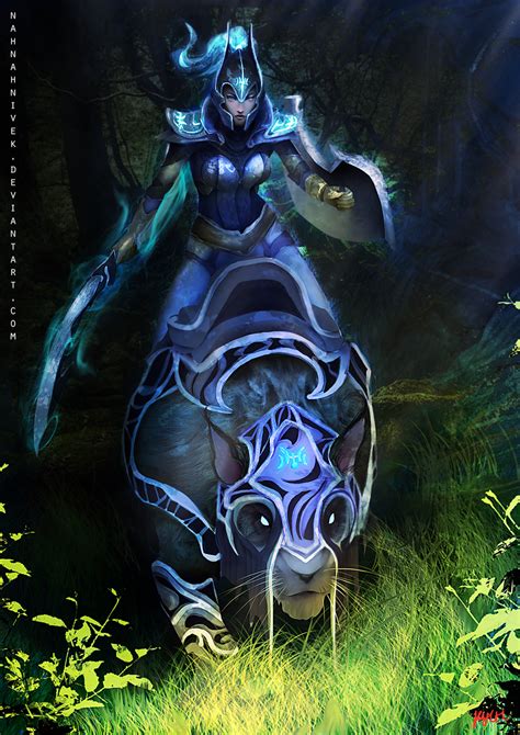Dota 2 Luna Reboot By Nahnahnivek On Deviantart Dota 2 Defense Of