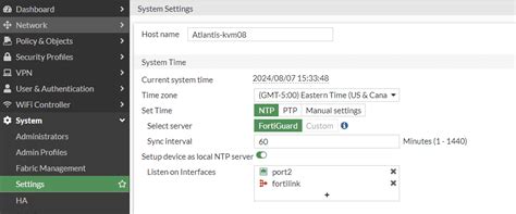 How To Configure Firewall Internal Interface As Ntp Server For The Local Subnet Pupuweb