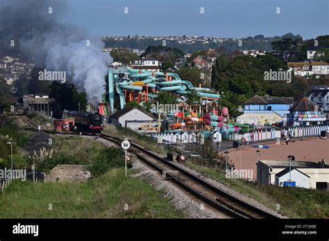 Gwr 4200 Class Tank Engine No 4277 Hercules Passing Goodrington On