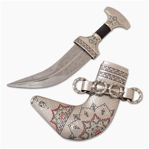 Khanjar Sands Of Steel Luxury Silver Dagger Dubai