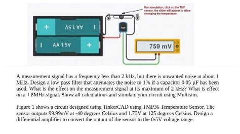 Solved A Measurement Signal Has A Frequency Less Than 2kil