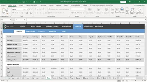Fleet Management Spreadsheet Excel Luz Spreadsheets With Fleet Report Template 10