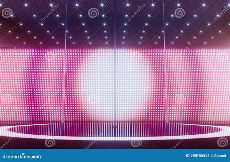 Strip Club Stage And Lights Stock Illustration Illustration Of Xrated