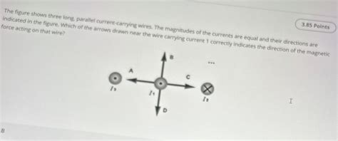 Solved The Figure Shows Three Long Parallel