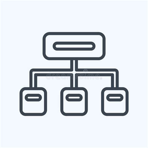 Icon Clustering Related To Machine Learning Symbol Line Style Simple