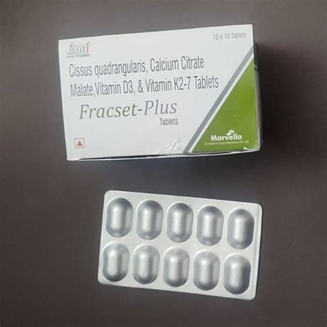 Cissus Quadrangularis Calcium Citrate Malate Vitamin D3 Vitamin K2 7 Tablets At ₹ 140 Box