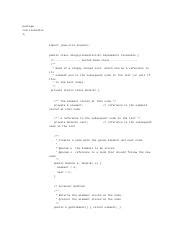 Comp 254 Lab1 Ex1 Docx Package Linkedlis T Import Java Util