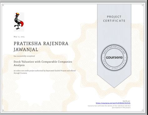 Pratiksha Jawanjal On Linkedin Hello Connections Im Happy To Share That Ive Obtained A New