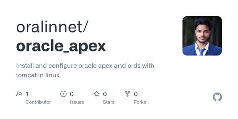 Github Oralinnetoracleapex Install And Configure Oracle Apex And Ords With Tomcat In Linux