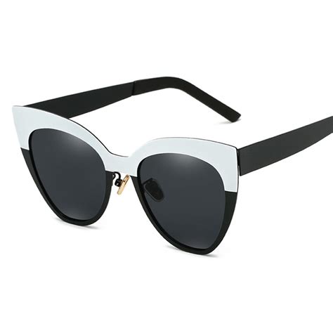 Cat Eye Women Sunglasses Tinted Color Lens Men Vin Vicedeal