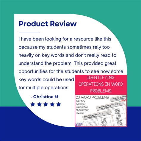 Identifying Operations In Word Problems Etsy