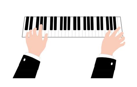 560 Hands On Piano Keys Stock Illustrations Royalty Free Vector Graphics And Clip Art Istock