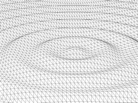 3d Wireframe Wave Surface Stock Vector Illustration Of Chart 59882188