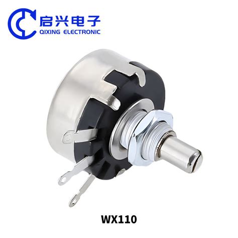 1w Single Coil Wire Wound Potentiometer 100 Ohm Potentiometer Wx110