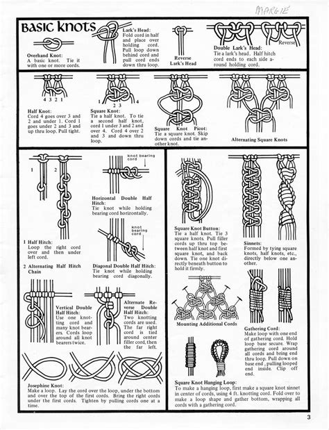 macramé moods 1970s macrame plant hanger pattern book 70s vintage macrame necklace pot
