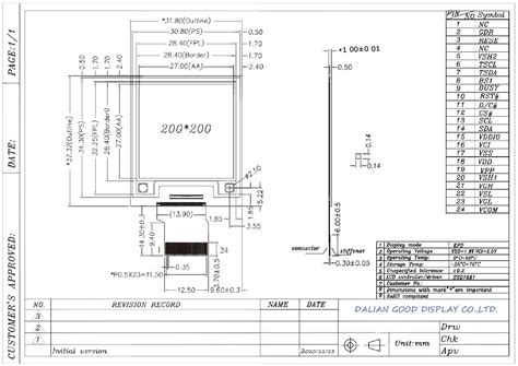 154 Inch Square E Ink 4 Grayscale Epaper Fast Refresh Display Esp8266