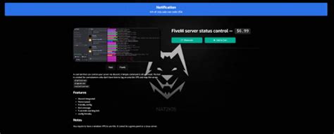 Fivem Server Status Control Discord Bot Nat2k15 Nat2k15 Launcherleaks