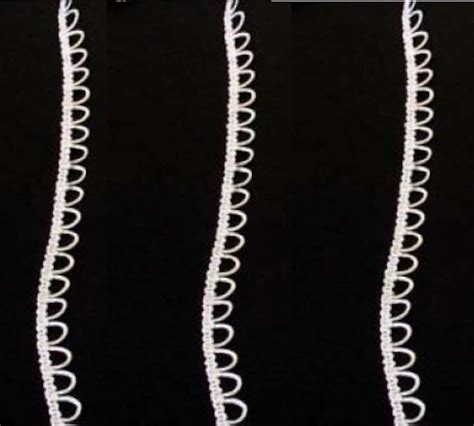 White Elastic Bridal Button Loops Etsy