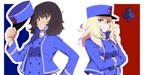 Girls Und Panzer Andou Girls Und Panzer Oshida Gup あんおし Pixiv