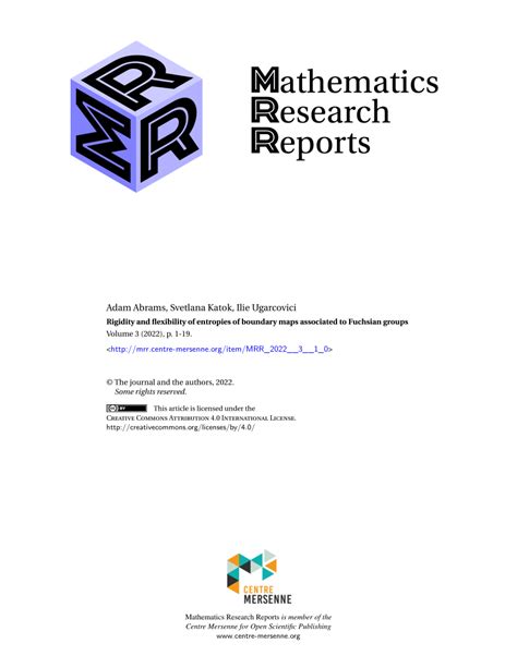 Pdf Rigidity And Flexibility Of Entropies Of Boundary Maps Associated