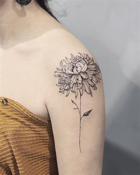 Chrysanthemum Carnation Tattoo At Alejandro Gerald Blog
