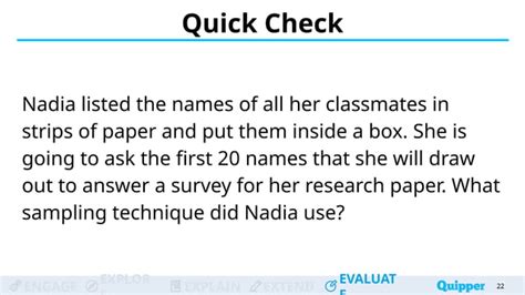 Sampling Procedure For Quantitative Research Pptx