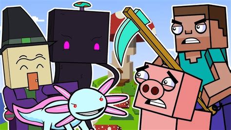 Mob Squad Minecraft Funny Comics About