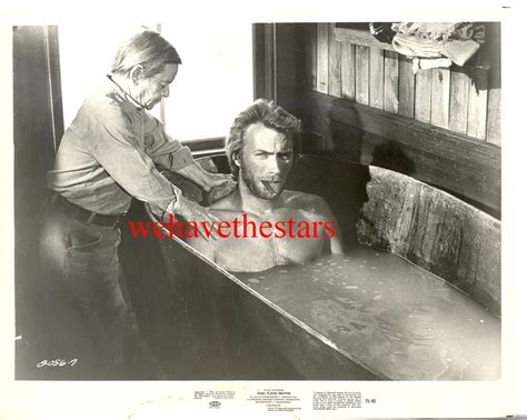 Vintage Clint Eastwood Sexy Beefcake Nude Bath 73 Publicity Portrait