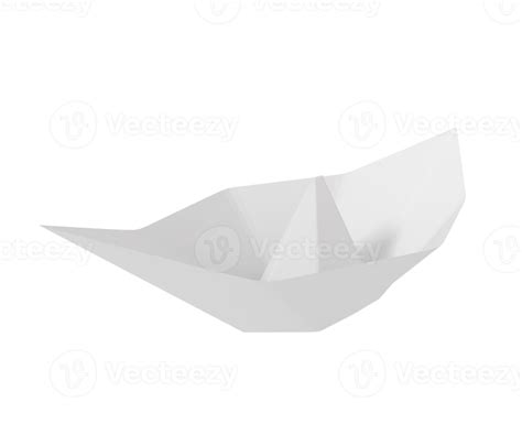 3d Illustration Of A Paper Boat 16766420 Png