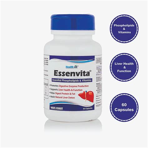 Healthvit Essenvita Essential Phospholipids With Vitamins 60 Capsules