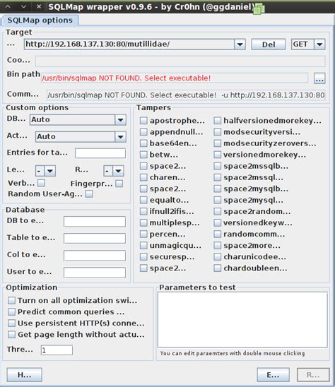 Sql Injection Through Sqlmap Burp Plugin Hacktolearnorlearntohack