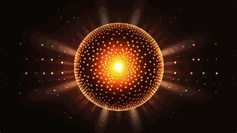 Abstract Mesh Dotted Sphere Surface Abstraction Icon Premium Ai Generated Vector