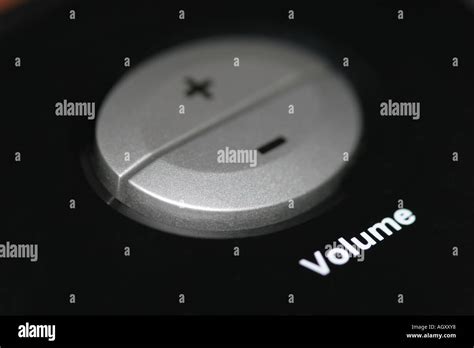 Keyboard Volume Control Stock Photo Alamy