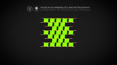 Crystal Structure Of Calcite 3d Model By Museum Of Mineralogy And