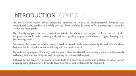 Main Project Pptpptx Predictive Analysis And Engine Performance Ppt