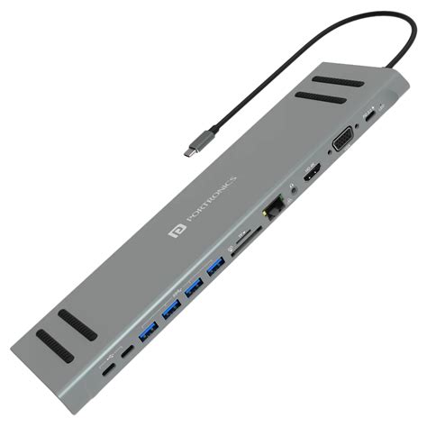 buy portronics mport 13c 13 in 1 usb 3 0 type c to usb 3 0 type a usb type c vga usb 3 0 type