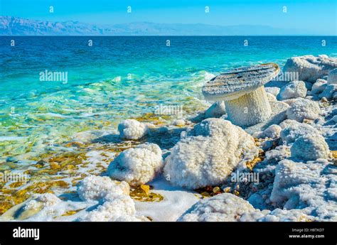 The Dead Sea Is The Natural Border Between Jordan To The East And