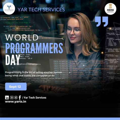 Yar Tech Services On Linkedin Worldprogrammersday Coding Software