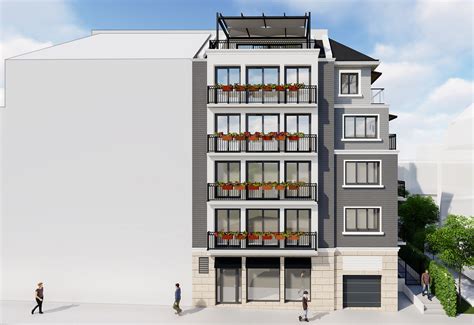 Архитектурен проект за многофамилна жилищна сграда в Бургас между улиците Антим Първи и Райна