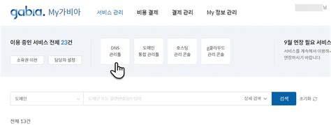가비아 도메인 Dns 레코드 설정 방법 워드프레스 정보꾸러미