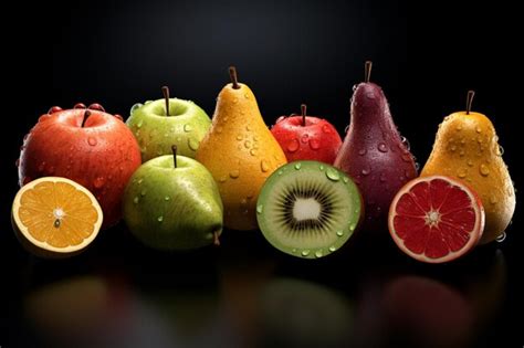 Premium Ai Image Fruits That Have Been Preserved Through The Drying Method