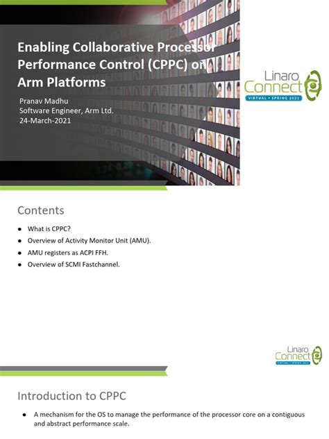 Enabling Collaborative Processor Performance Control Cppc On Arm Platforms Lvc21 219 Pdf