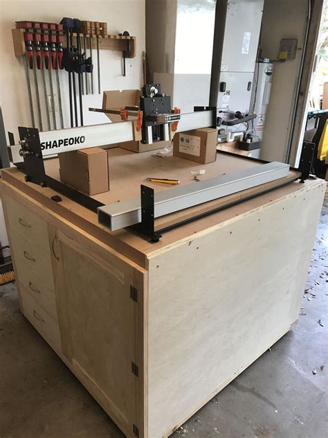 Shapeoko Xxl Cnc Enclosure And Cabinet By Squeazle SimpleCove Diy Cnc Router Cnc Wood
