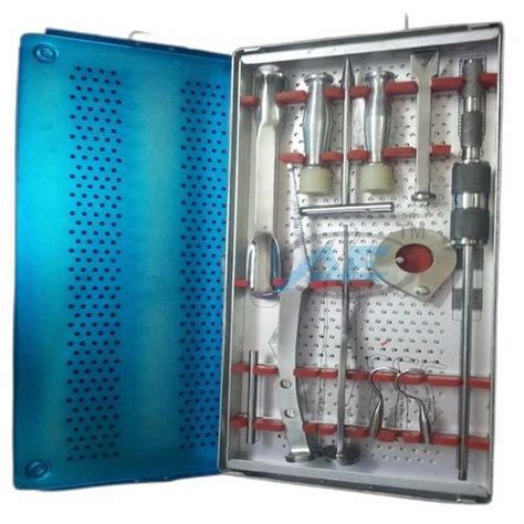 Ssaluminum Box Hip Instrument Set For Orthopedic Implant Size Fix