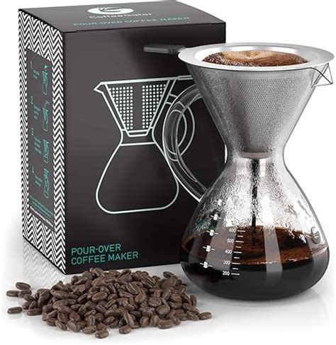 Coffee Gator Pour Over Coffee Maker 27oz High Heat